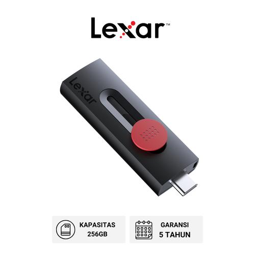 Promo Lexar JumpDrive D300 OTG Dual Drive USB 3.2 Gen1 130MB/s - 256GB ...