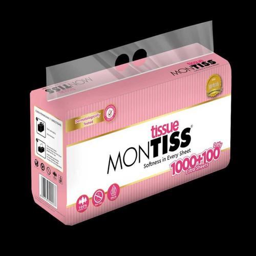 Jual Tisu Tissue Wajah Montiss 1000s 2PLY Sheets - Montiss Jumbo 1000s ...