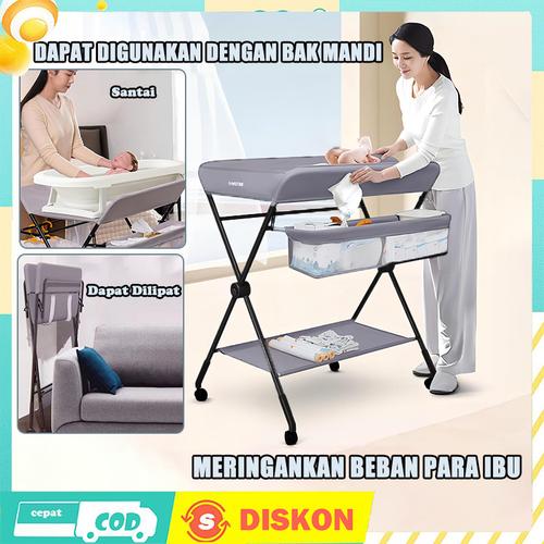 Promo [COD]Baby Meja Tempat Ganti Popok Anak Bayi | Baby Changing Diaper Table Premium Furniture ...