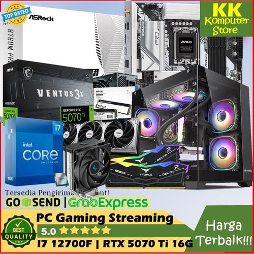 Jual Pc Rakitan Gaming i7 12700F | RTX 5070 Ti 16GB GDDR7 |Ram 32GB ...