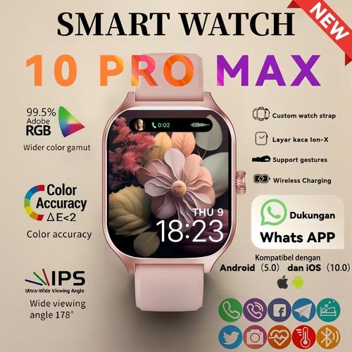 Jual Official Smartwatch 10 Pro Max 100%baruOriginal Mendukung operasi ...