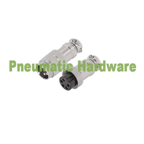 Jual Gx16 5 pin Konektor Male Plug Aviation Plug socket Connector KK67 ...