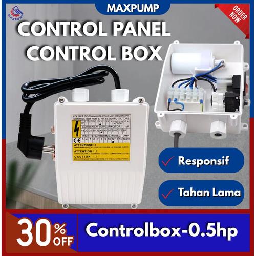 Promo MAXPUMP Controlbox-0.5hp CONTROL BOX POMPA SUBMERSIBLE/SATELIT ...