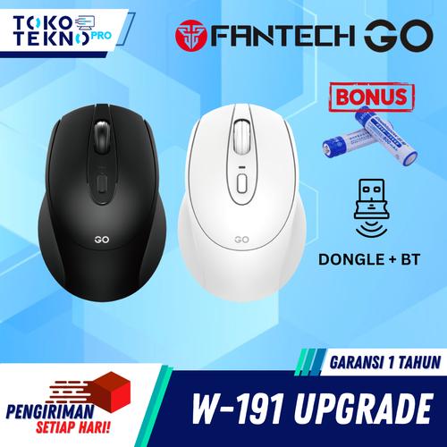 Promo 【BISA COD】Fantech GO W191 / W191s / W-191s Upgraded Wireless Silent Click Mouse 2,4Ghz ...