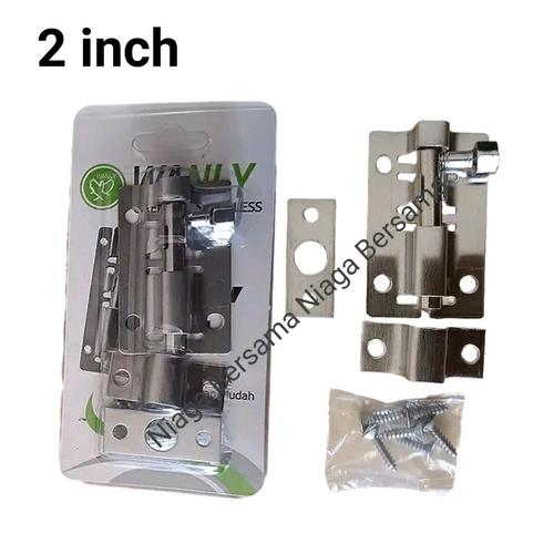 Jual Grendel Pintu Stainless 2 Inch Selot Jendela Wanly - Kab ...
