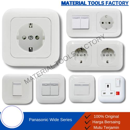 Jual SAKLAR - STOP KONTAK - SAKLAR LAMPU - SAKLAR PANASONIC WIDE SERIES ...