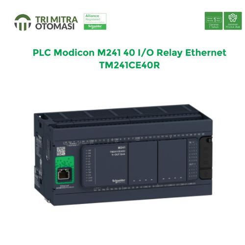 Promo Schneider PLC Modicon M241 40 I/O Relay Ethernet - TM241CE40R ...