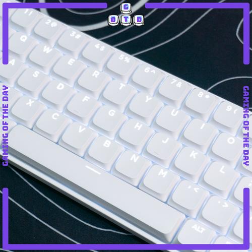 Jual XVX Skyline R2 Low Profile Keycaps Black and White Shine Through ...