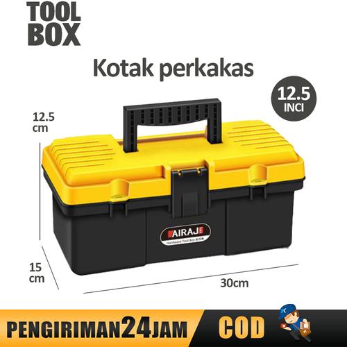 Promo Toolbox Tool Box Besar 12.5 Inch Bahan PP Toolbox Kotak Peralatan ...