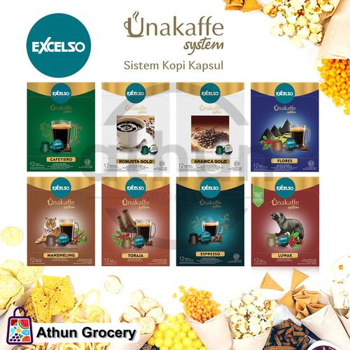 Jual Excelso Unakaffe Capsule Kemasan Box (Isi 12 Kapsul) All Varian ...