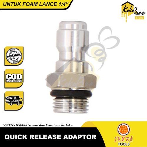 Jual Quick release adaptor 1/4 foam lance adapter coupler connector ...