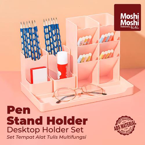 Jual Pen Stand Holder Set Desktop Shelf Organizer Rak Tempat Pena Alat ...