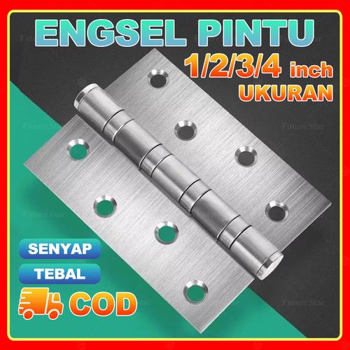 Promo Engsel Pintu Rumah Jendela Tebal Bagus Berkualitas 1 2 3 4" Inch ...