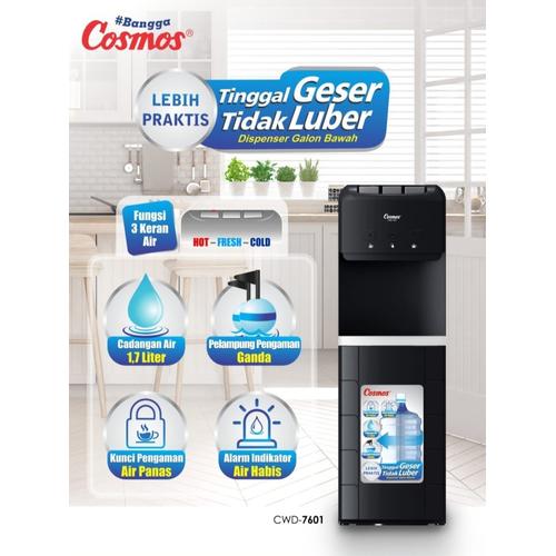 Jual Dispenser Cosmos CWD 7601 Galon Bawah - Low Watt panas dingin ...