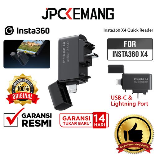 Promo Insta360 X4 QUICK READER for Insta 360 X4 Action Cam Garansi Resmi Cicil 0% 3x - Jakarta ...
