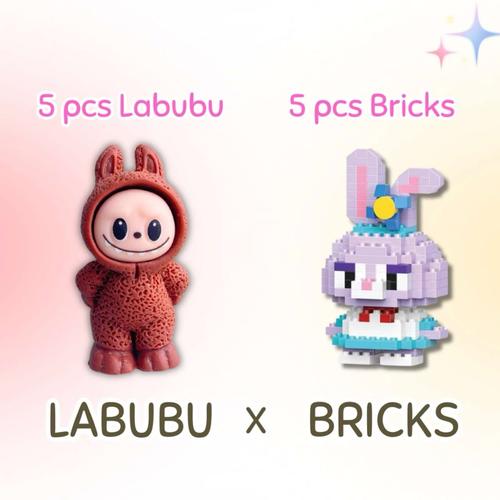 Promo ORNAMEN LABUBU X BRICKS [LIVE] - Biru, Biru - Kota Surabaya ...