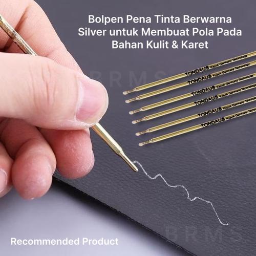 Promo Pen Silver / Silver Pen / Pola Pen Kulit / Leather Mark Pen untuk ...