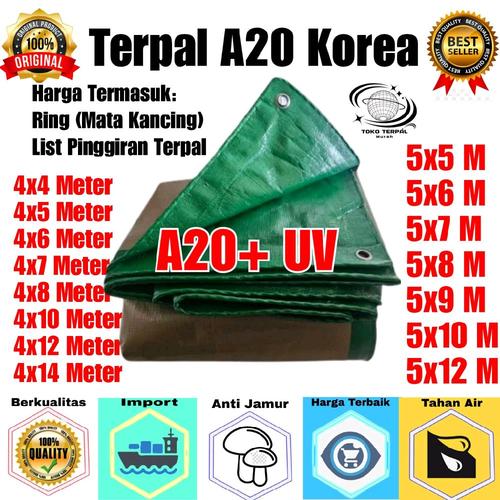 Jual Terpal A20 Ukuran 4x8 Korea Super Tebal - A5 Cina Super B/S, 4x8 ...