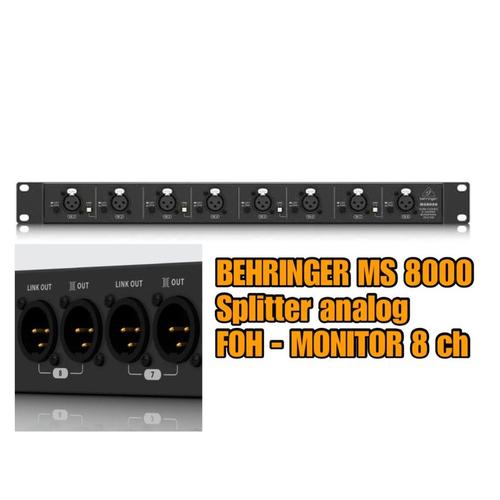 Jual BEHRINGER MS 8000 - SPLITTER ANALOG FOH - MONITOR - Kota Surabaya ...