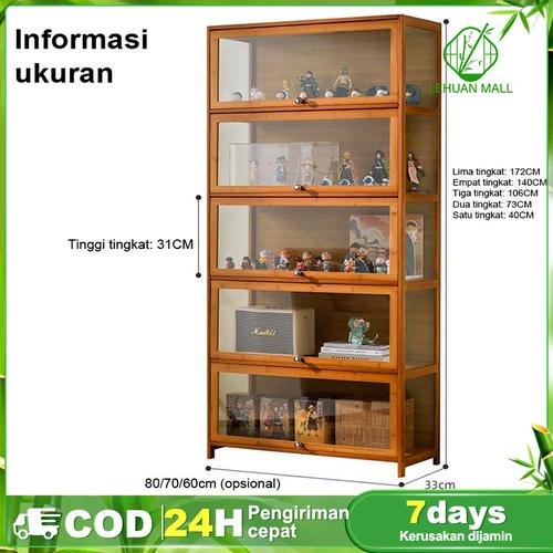 Promo Lemari hias Lemari Pajangan Kaca Lemari Display Furniture rak ...