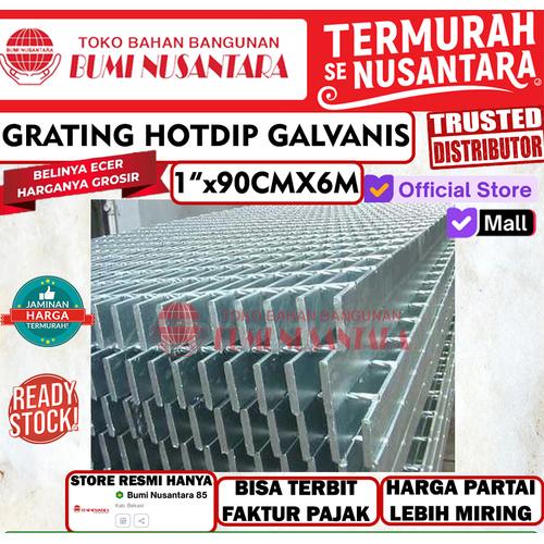 Jual Steel Grating Galvanis 90cm x 6meter Hotdip Besi Greting Gerigi ...