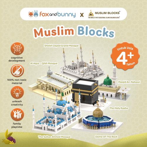 Promo Foxandbunny x Muslim Blocks - Mainan Balok Susun Edukatif Islami ...