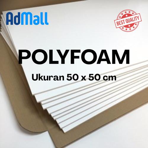 Jual Polyfoam Ukuran 50x50 cm Polystyrene Foam Merk Lokal Lembaran Foam ...