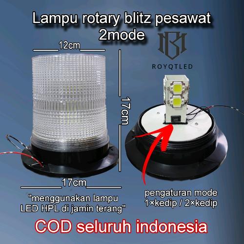 Jual LAMPU EMERGENCY BLITZ PESAWAT,2MODE 1/2KALI KEDIP MENGGUNAKAN ...