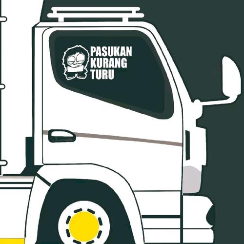 Jual Stiker Cutting Variasi Kaca Mobil Truk Pickup Fuso Viral pasukan ...