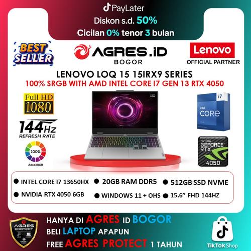 Jual Lenovo Loq 15 Intel Core I7 13650HX RTX4050 6gb Ram 20gb SSD 512Gb ...