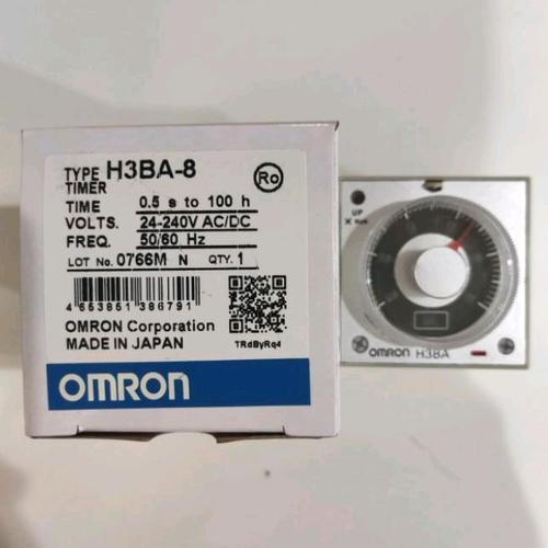 Jual Timer Omron H3BA-8 220V ANALOG TIMER 8 pin H3BA 8 24-240 AC/DC ...