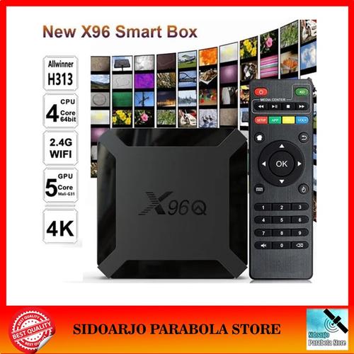 Jual Set Top Box Smart TV Android Digital X96Q X96 Mini 4K Resolution UHD Wifi USB HDMI AV ...