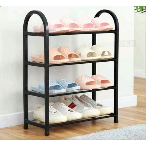 Promo (PS) Rak Sepatu Plastik 4 Susun Serbaguna - Hemat Tempat, Mudah ...