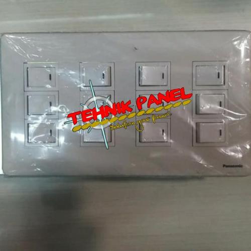 Jual SAKLAR GRID SWITCH 12 GANG / SAKLAR 12 MATA PANASONIC - DGN ...
