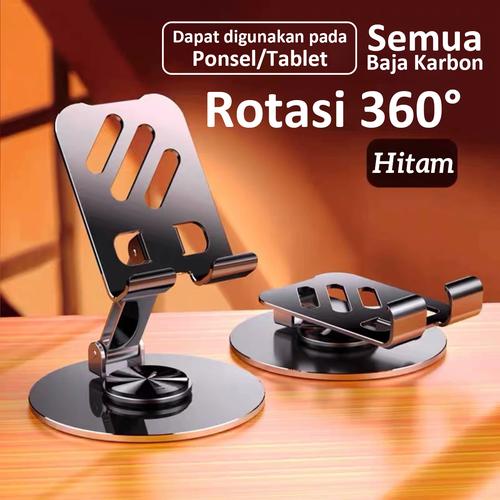 Promo Belcore Folding Desktop Phone Stand 360° Rotating Holder Standing ...