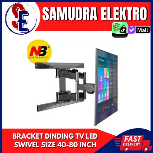 Jual BRACKET TV LED/LCD SIZE 40-80 INCH BRACKET DINDING MODEL SWIVEL NB ...