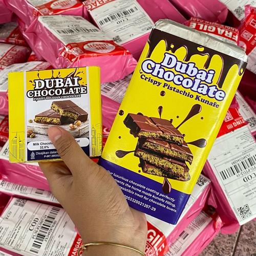 Jual Coklat Dubai Premium/Pistachio Kunafa/Pistachio Crispy & Kunafa Chocolate/Coklat Dubai ...