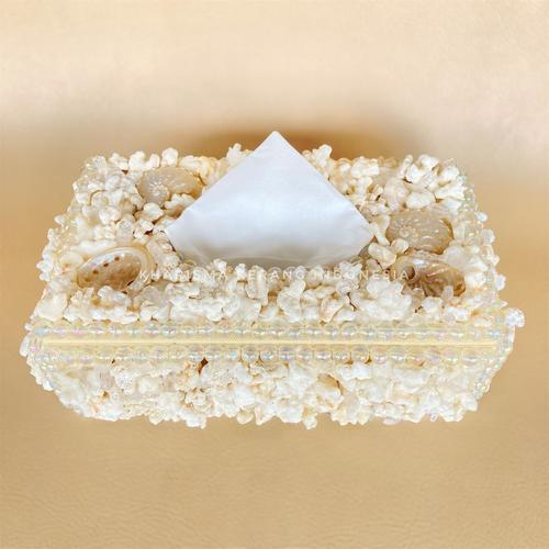 Jual Seashell Tissue Box Silver Abalone Shell Kotak Tisu Kerang by ...