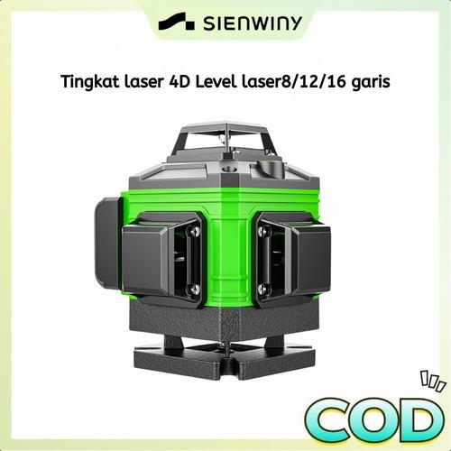 Jual 【Penawaran khusus】Tingkat laser 4D Level laser 8/12/16 garis, 6 mm ...