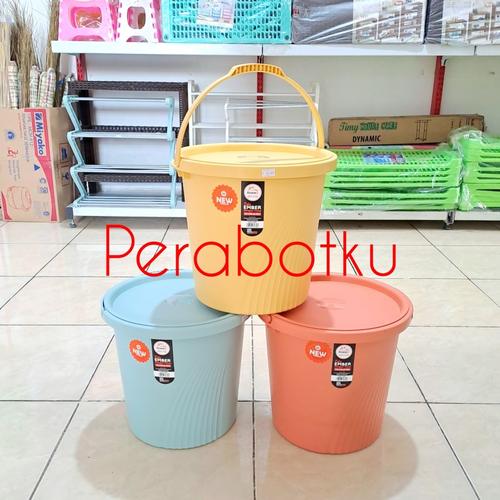 Jual Hommy Ember Plastik Warna 15 Liter Falco 9406 / Ember + Tutup 4 ...