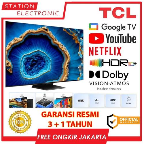 Promo TCL 65C745 QLED Full Array 4K UHD Google TV 65" C745 HDR10+ VRR ...
