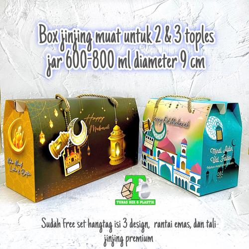 Jual ilaka24 ( 5 BOX ) dus tenteng idul fitri muat 2 - 3 jar | gable ...