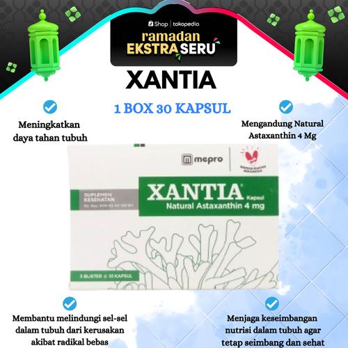 Promo XANTIA LICAPS - 30 KAPSUL Antioksidan dan digunakan untuk menjaga ...