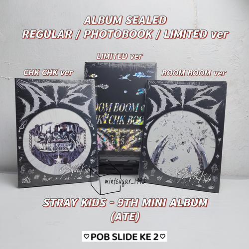Jual [ READY STOCK SEALED + POB ] STRAY KIDS - 9Th Mini Album [ ATE ...