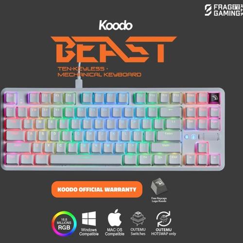 Jual Koodo Beast Lite TKL Gaming Mechanical Keyboard RGB - Jakarta ...