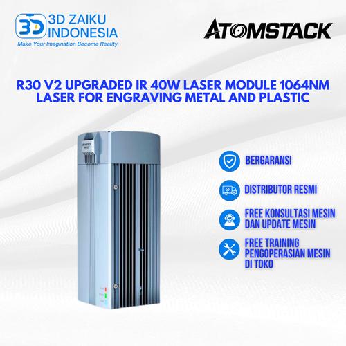Jual Original Atomstack R30 V2 Upgraded IR 40W Laser Module 1064nm ...