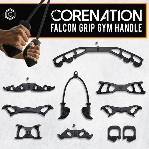 Promo CoreNation Falcon Grip Gym Handle Lat Pull Down Cable Machine ...
