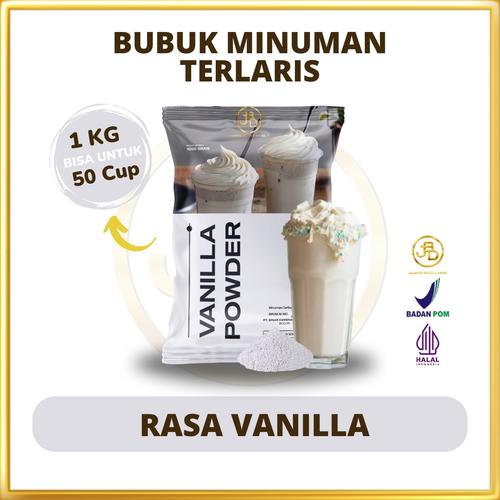 Jual Bubuk minuman Premium Rasa Vanilla 1Kg || Jakarta Bubble Drink ...