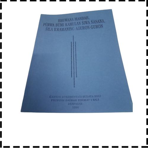 Jual Buku Bhuwana Mahbah Purwa Bumi Kamulan Siwa Sasana Sila Kramaning ...