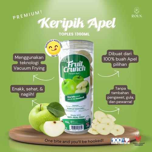 Promo FRUIT CRUNCH KERIPIK BUAH APEL PREMIUM TOPLES 1300ml ENAK RENYAH ...